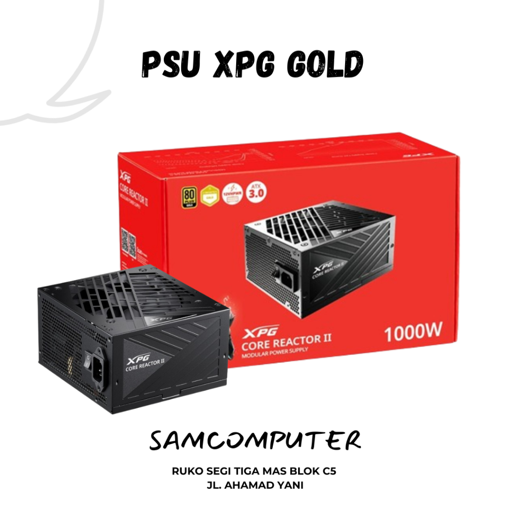 Jual Power Supply XPG Core Reactor II 1000w Gold Full Modular - Power Supply ATX | Shopee Indonesia