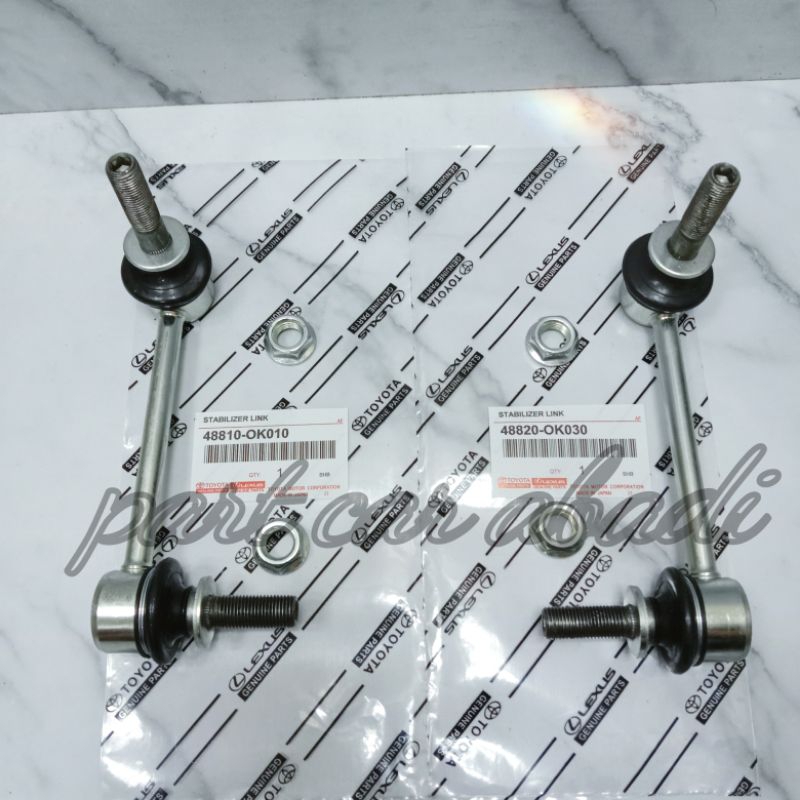 Jual Link Stabil - Link Stabilizer Depan Asli Toyota Fortuner Hilux ...