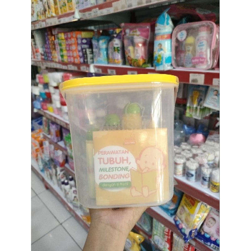 Jual Zwitsal Natural basic pack || paket sabun & bedak bayi set toples ...