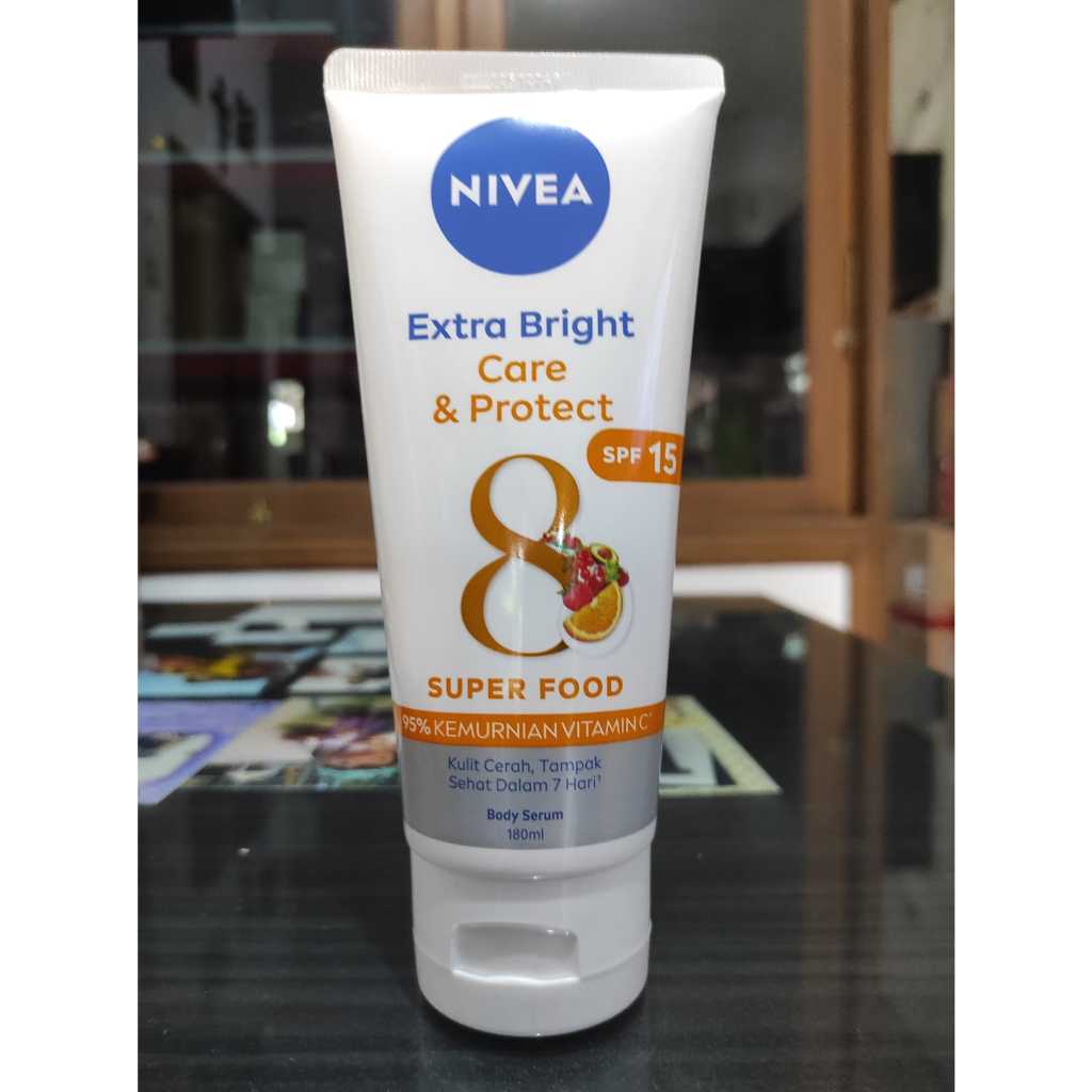 Jual Nivea Extra Bright Care and Protect SPF 15 Super Food 180 ml ...
