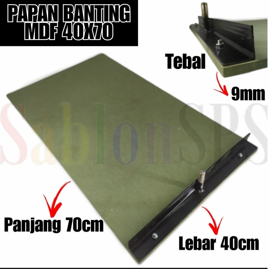 Jual PAPAN BANTING SABLON MDF 40X70 | Shopee Indonesia