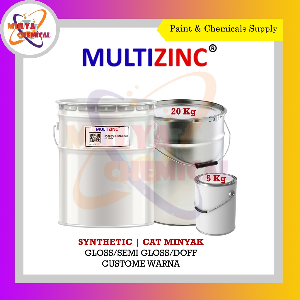 Jual CAT SYNTHETIC / CAT MINYAK / CAT BESI GLOSSY - 20 Kg | Shopee ...