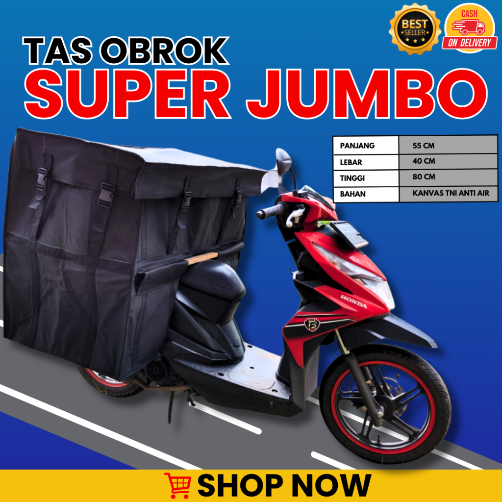 Jual JUAL TAS OBROK SUPER JUMBO MUAT 50KG/SISI TAS OBROK TINGKAT ANTI ...