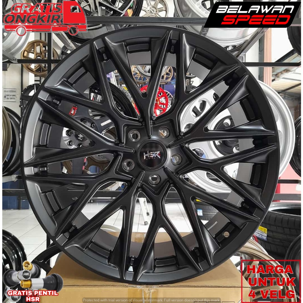 Jual PELEK MOBIL RACING VELG MODIFIKASI HSR SLOUX RING 20 R20 PCD 5X114,3 UNTUK IONIC 5 PALISADE ...