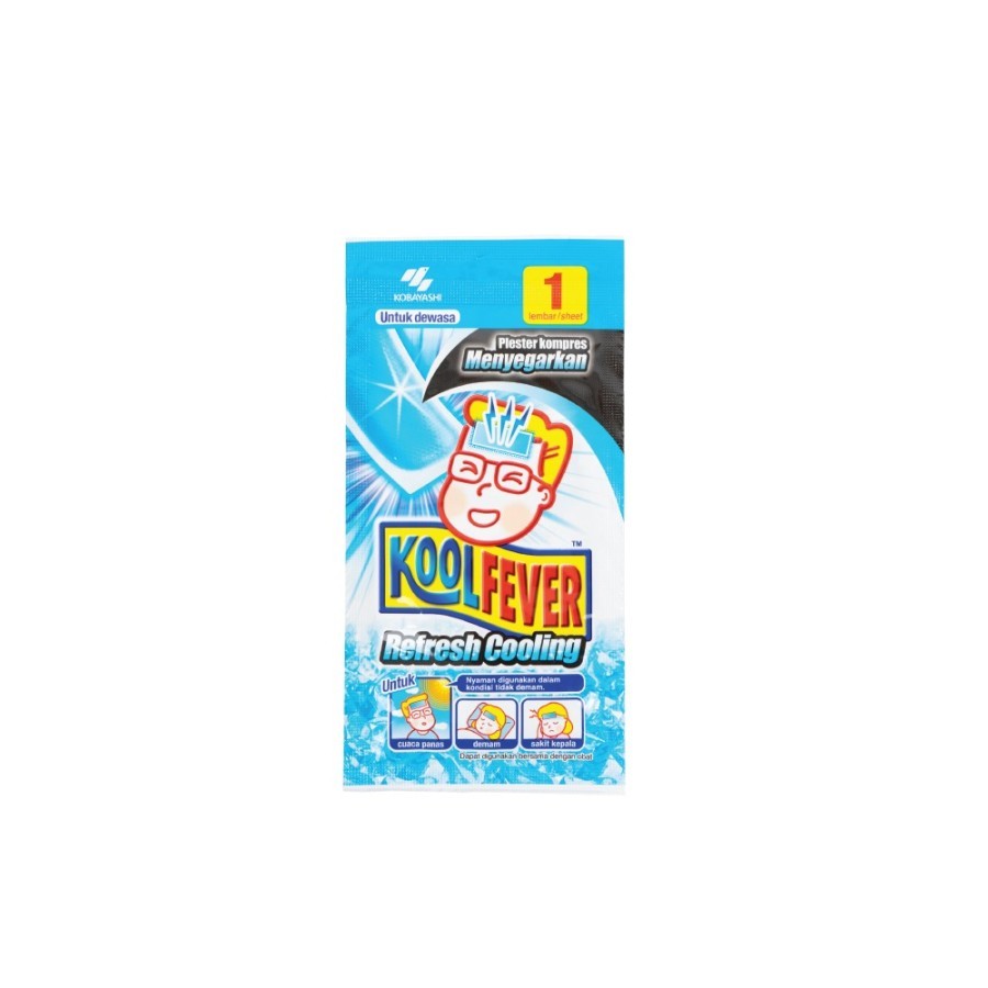 Jual KoolFever Kool Fever Plester Kompres Menyegarkan untuk Dewasa 1 ...