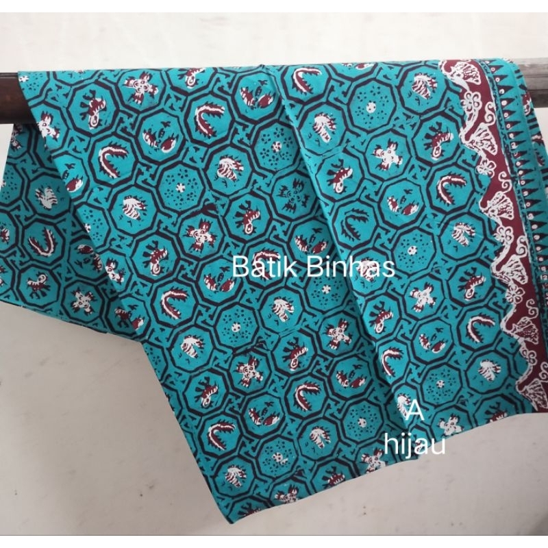 Jual Batik cap tapih paoman Indramayu /kain jarik motif poman Indramayu ...
