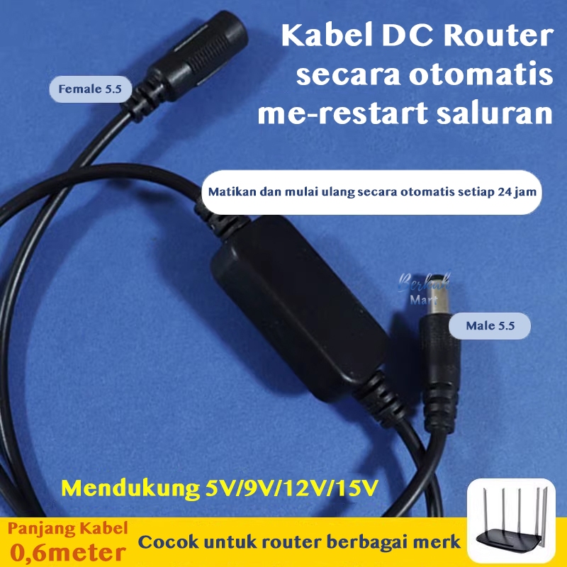 Jual Kabel DC Router Secara Otomatis Me - Restart Saluran per 24 Jam ...