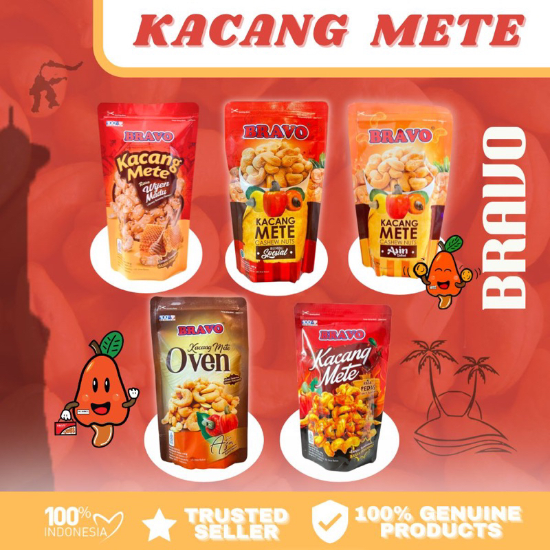 Jual KACANG METE/MEDE/MENTE BRAVO KHAS KOTA KENDARI | Shopee Indonesia