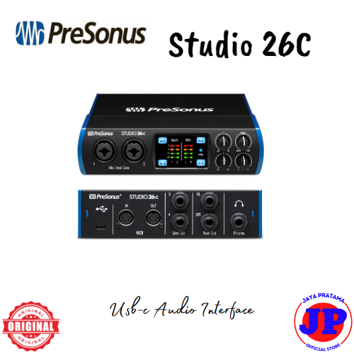 Jual Presonus Studio 26C USB-C Audio Interface Soundcard Original ...