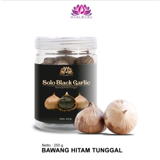 Jual BLACK GARLIC PREMIUM BPPT / HEALBEAU BLACK GARLIC BAWANG HITAM TUNGGAL 250 GR | Shopee ...