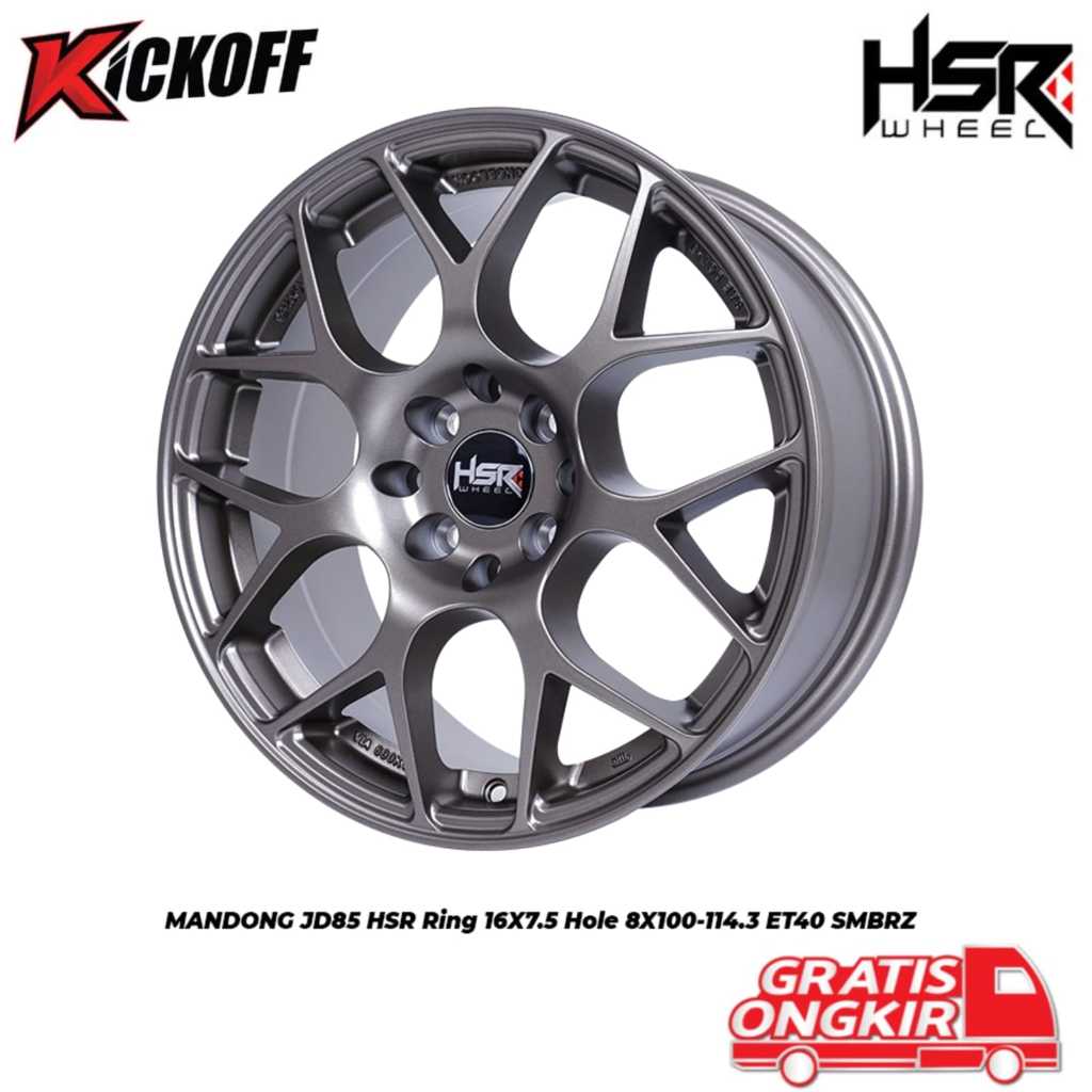 Jual Velg Racing HSR MANDONG Ring 16 Pelek Mobil Yaris Vios City Mazda2 Avanza Xenia | Shopee ...