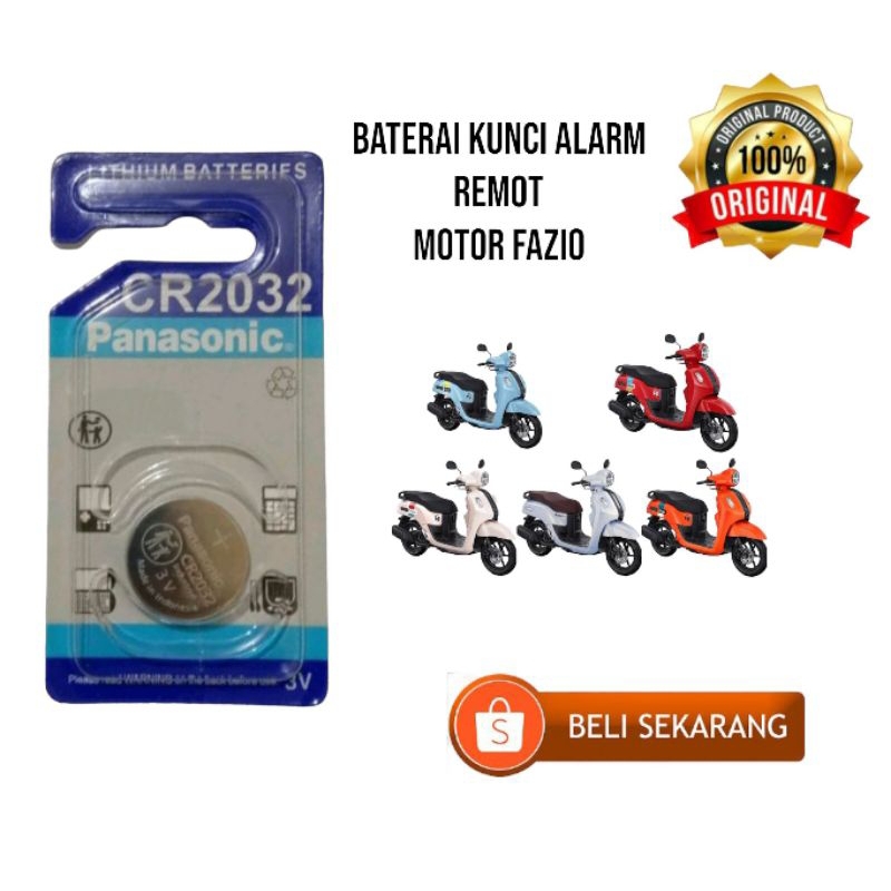 Jual Baterai Panasonic Untuk Alarm Remote Motor Fazio Original Bawan ...