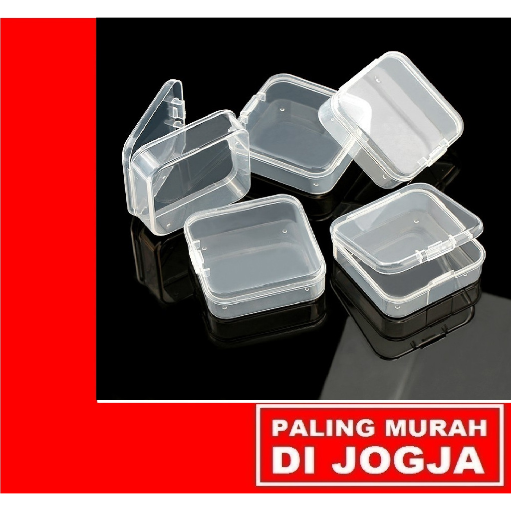 Jual 2L Kotak Mika Mini 5.5cm X 5.5cm X 2.1cm Perhiasan Mini 55mm X ...