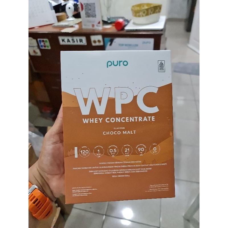 Jual PURO WPRO WPC 300 gram Whey Protein Concentrate susu protein whey ...