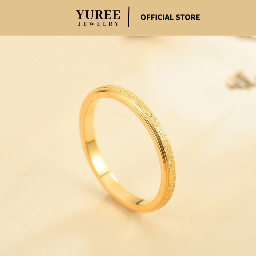Jual YUREE • Bling Ring • Perhiasan Cincin Glitter Titanium • Cincin ...