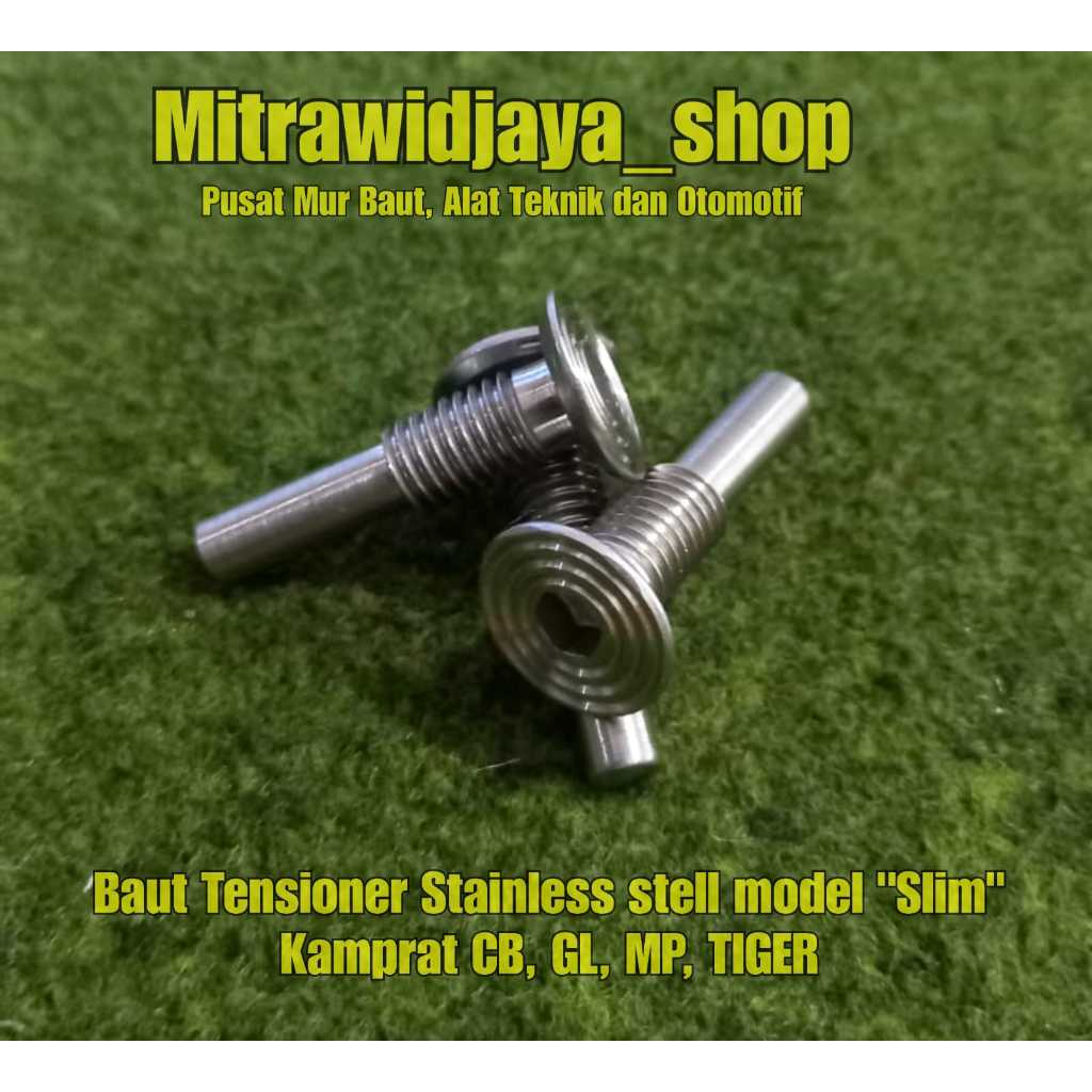 Jual Baut baud L stainles karet tahanan tensioner keteng kamprat cb ...