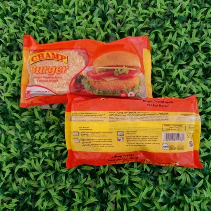 Jual Champ Burger Crispy Chicken - Berat 315 Gr | Shopee Indonesia