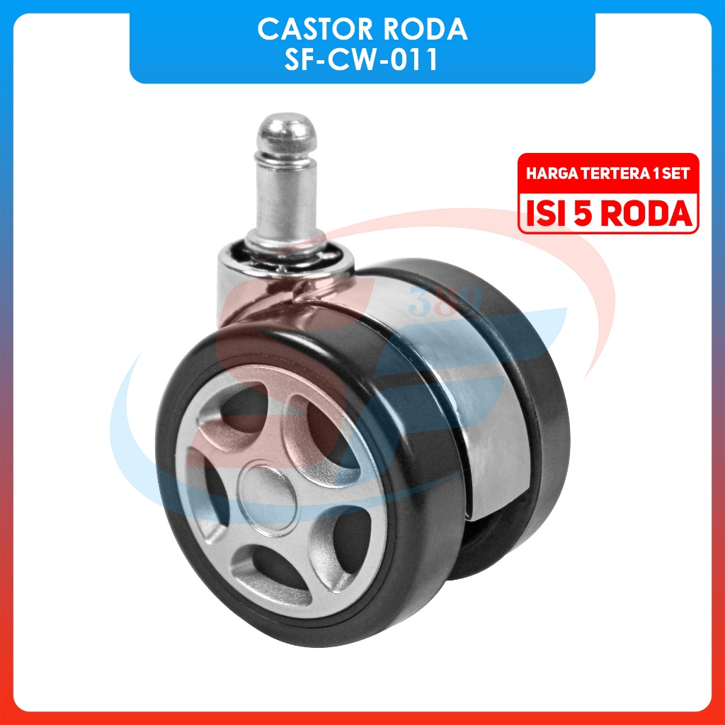 Jual Castor Roda Tancap Kursi Kantor Roda Kursi Gaming Direktur Staff ...