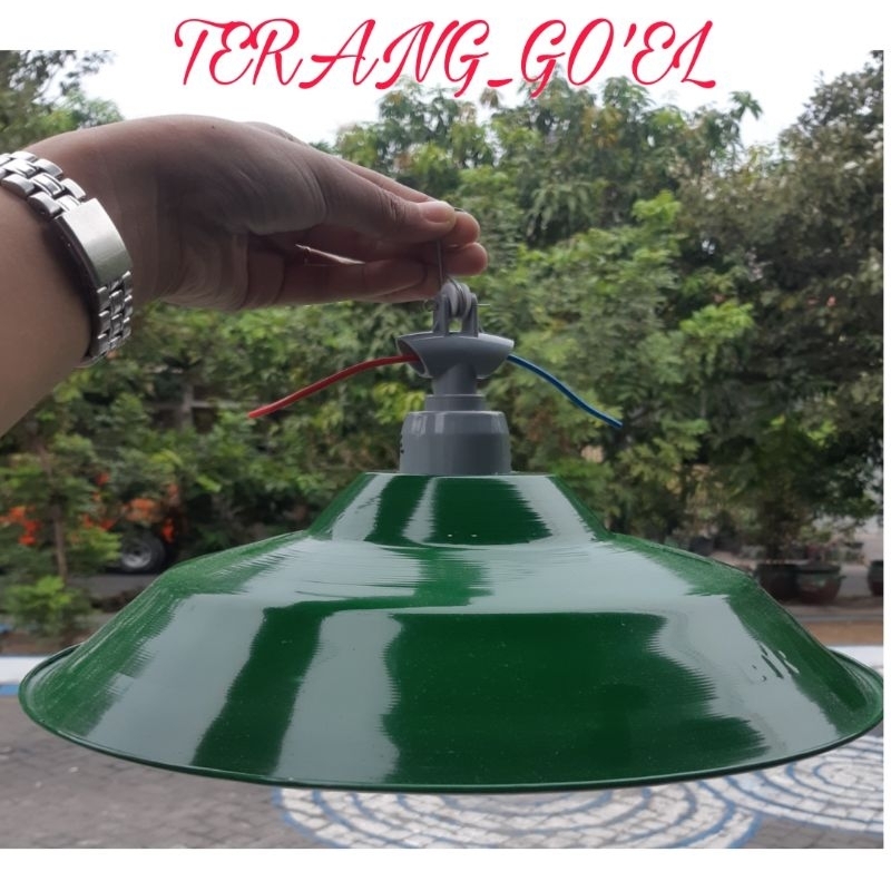 Jual KAP HIJAU BESAR TEBAl + FITTING (Diameter 31cm)- ETR | Shopee Indonesia