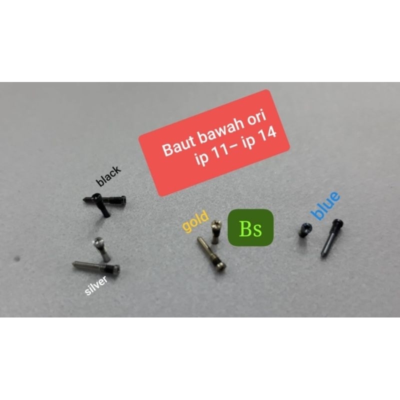 Jual Baut Bawah Original IP 11 - IP 14 | Shopee Indonesia