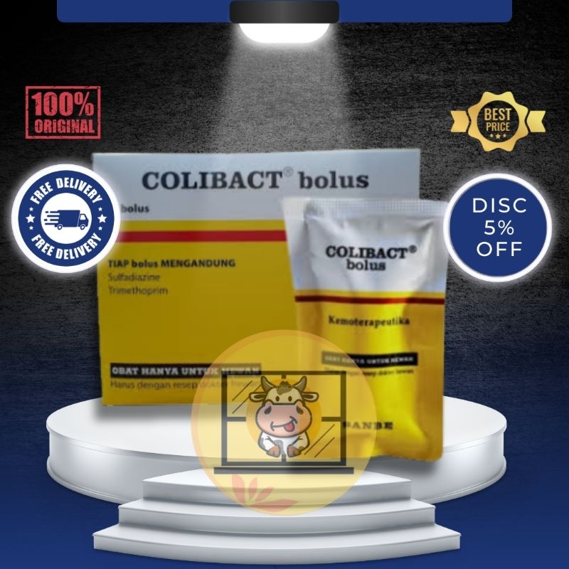 Jual COLIBACT 12 BOLUS 1 BOX ( 6 Strip isi 2 Bolus) Obat Sapi Kuda ...