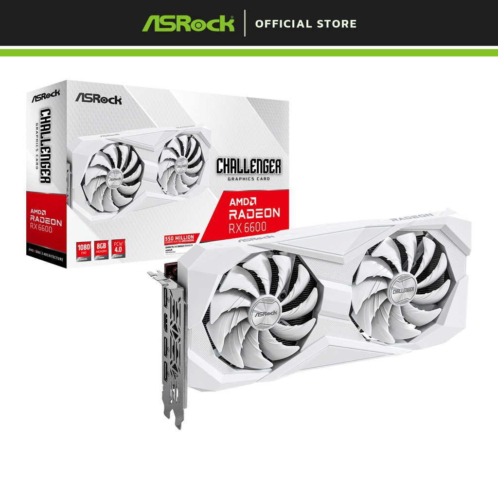 Jual ASRock Radeon RX 6600 8GB Challenger White | Shopee Indonesia