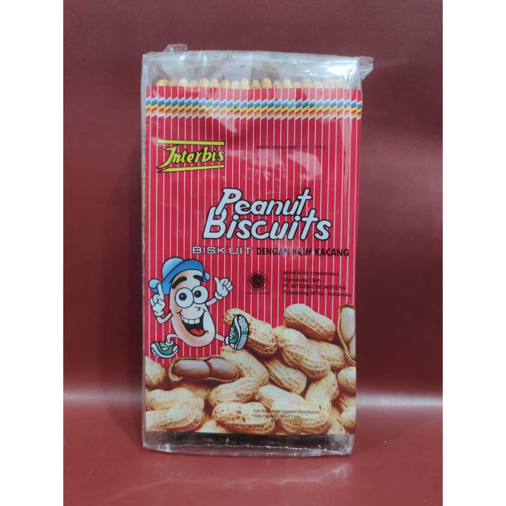 Jual Interbis Peanut Biskuit 275gr - Biskuits Rasa Kacang | Shopee ...