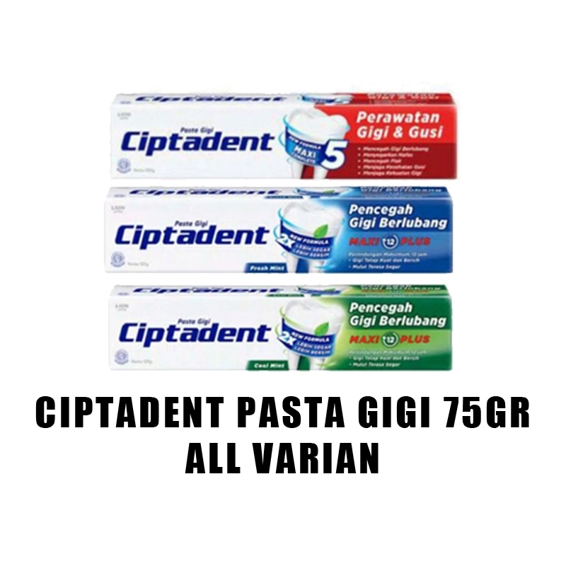 Jual Ciptadent 75 gr All Varian - Pasta Gigi #MDR | Shopee Indonesia