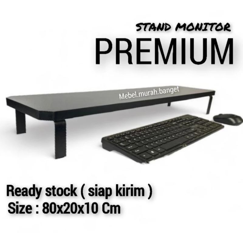 Jual Meja Stand Monitor Dudukan Meja Aksesoris Laptop Tatakan Desk ...
