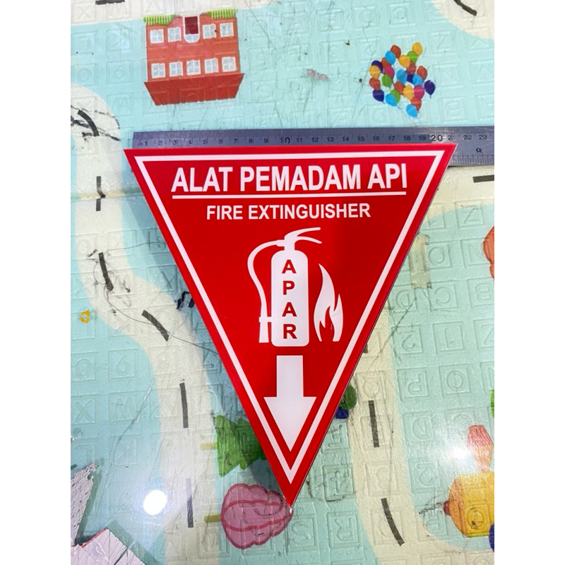 Jual SIGN AKRILIK APAR (alat peredam api) ukuran 20x20cm & 15x15cm ...