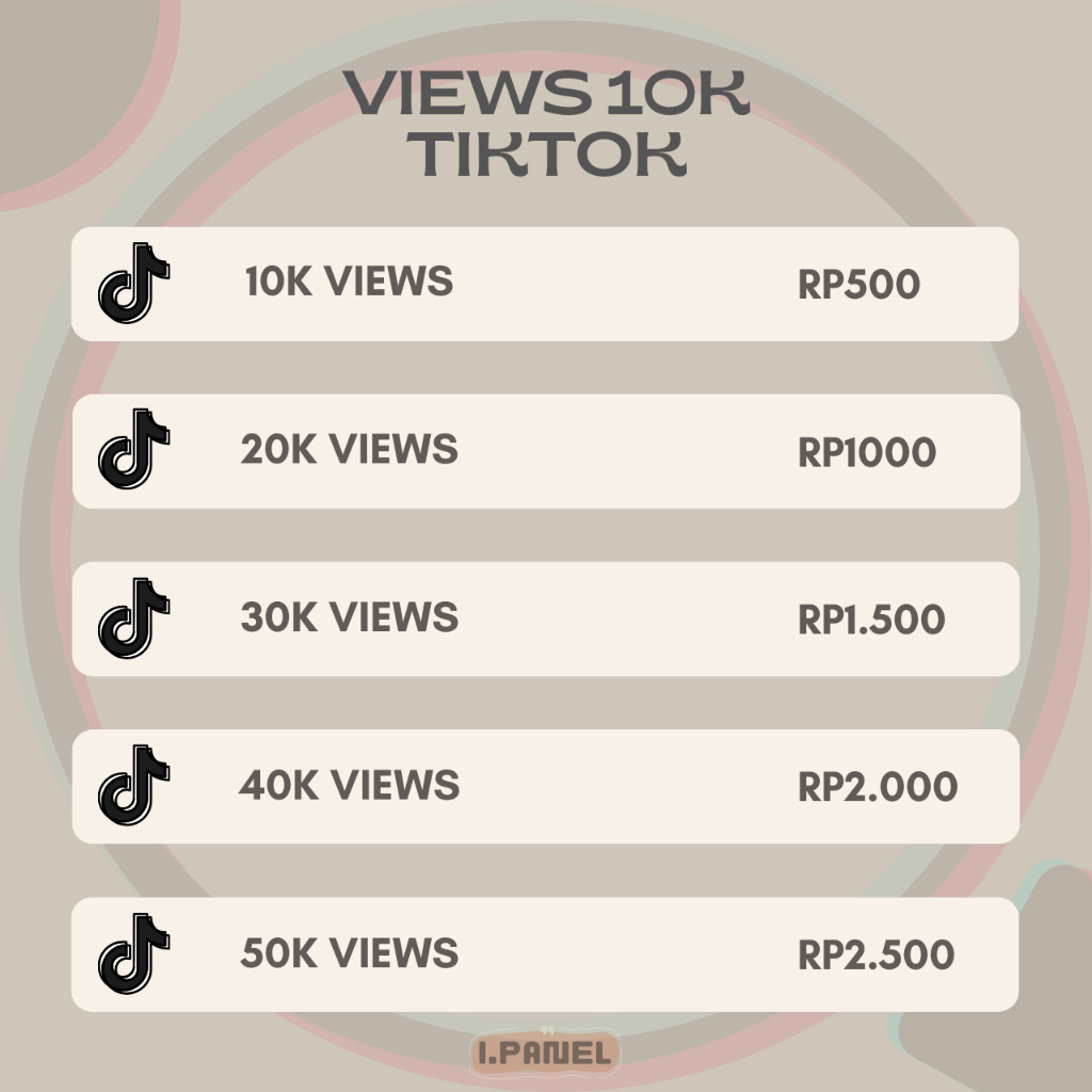 Jual 𝙑𝙞𝙚𝙬𝙨 𝙏𝙞𝙠𝙩-𝙤𝙠 𝙃𝙞𝙜𝙝 𝙌𝙪𝙖𝙡𝙞𝙩𝙮 - 𝙄.𝙋𝘼𝙉𝙀𝙇 | Shopee Indonesia