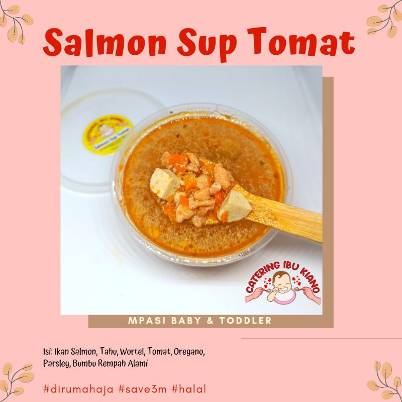 Jual Salmon Sup Tomat Catering MPASI Bayi FROZEN | Shopee Indonesia