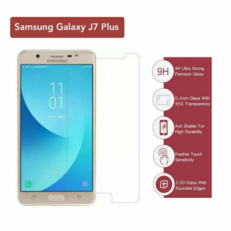 Jual Tempered Glass Samsung Galaxy J7 Plus | Shopee Indonesia