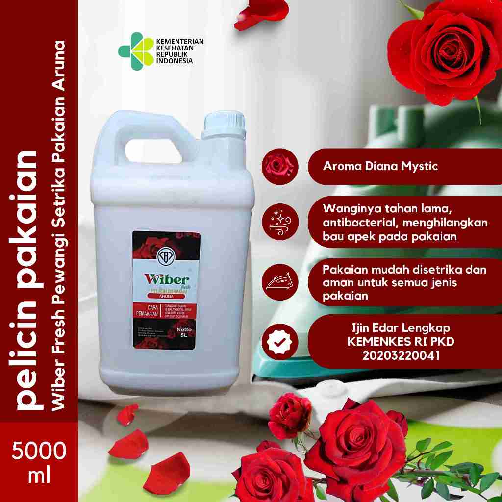 Jual Pewangi Setrika Pakaian Pelicin Setrika Pakaian Laundry 5 Liter ...