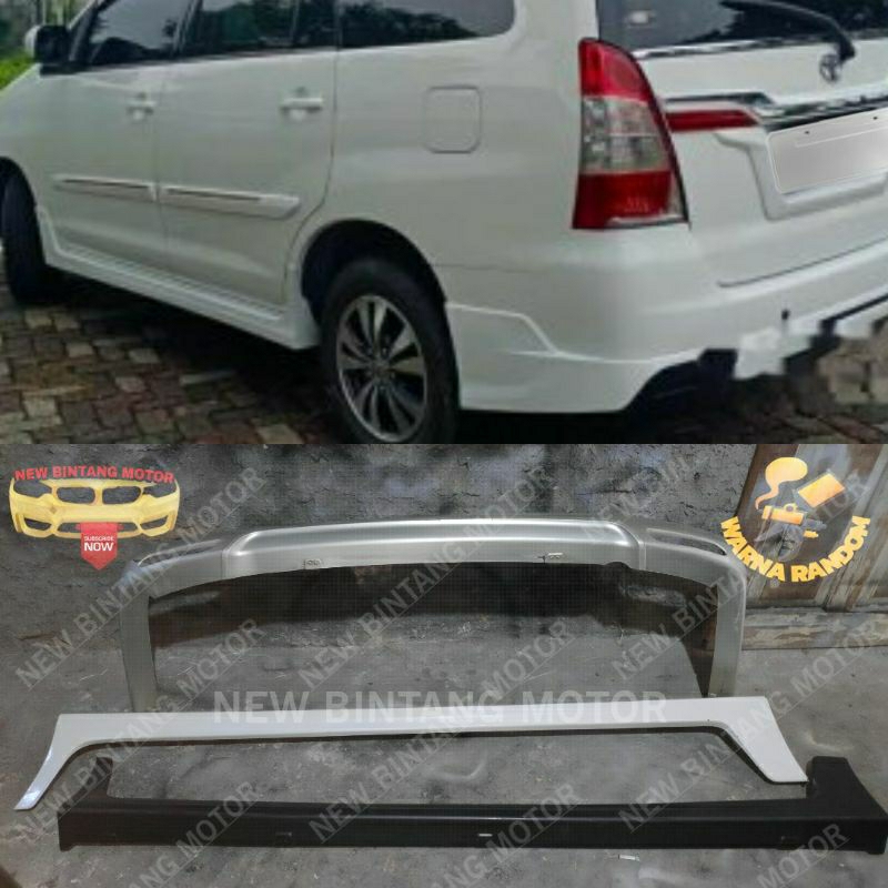 Jual Bodykit sideskirt toyota innova luxury 2012 2013 original | Shopee ...