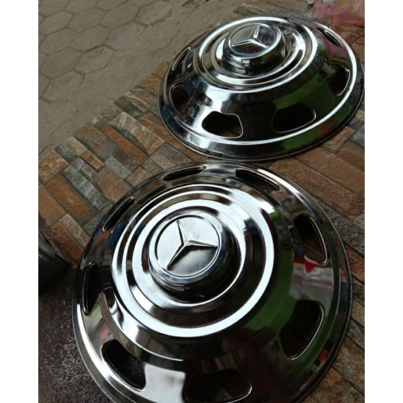 Jual Dop Roda Truk/Bus medium ring 16 (2pcs) depan saja model mercy ...