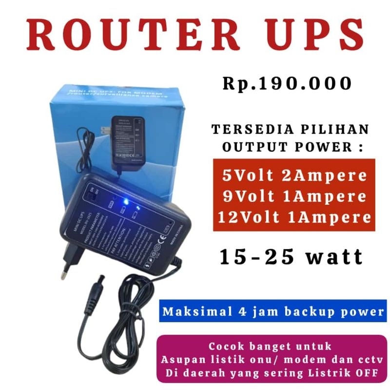Jual ROUTER UPS | Shopee Indonesia