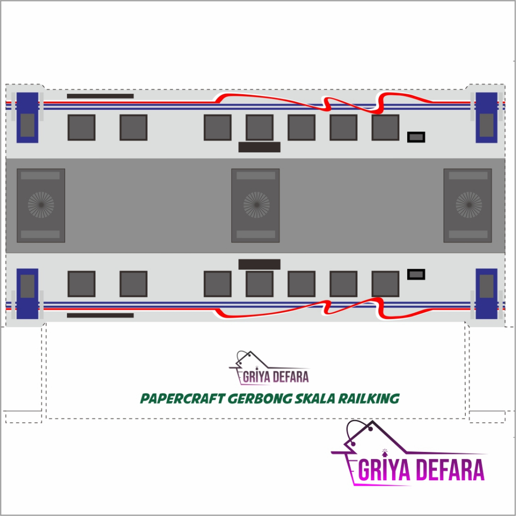 Jual GRIYADEFARA PAPERCRAFT LOKOMOTIF KERETA API BB 301 SKALA HO RAILKING | Shopee Indonesia
