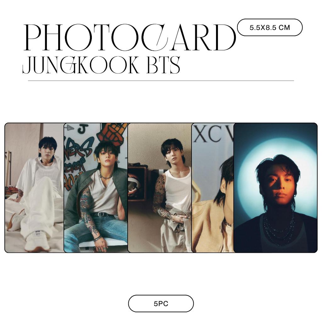 Jual PHOTOCARD BTS GOLDEN (ISI 7 PCS + LAMINASI 2 SISI) TANDA TANGAN ...