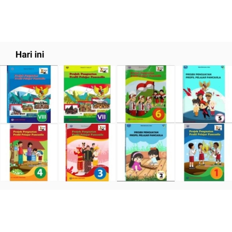 Jual P5 Projek Penguatan Profil Pelajar Pancasila kelas 1,2,3,4,5,6,7,8 ...