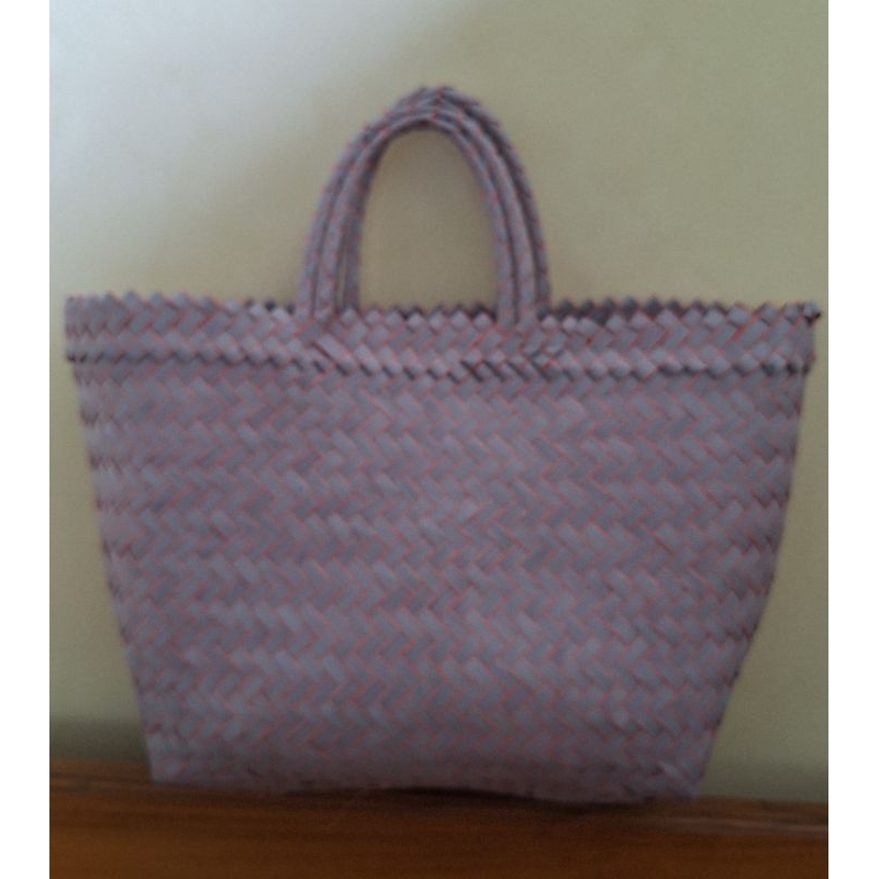 Jual tas anyaman polos UK L/jumbo | Shopee Indonesia