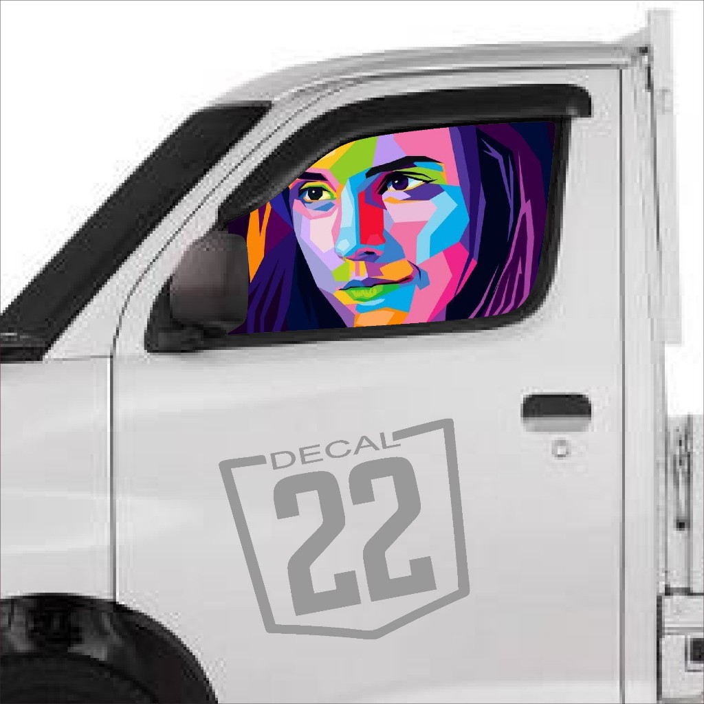 Jual Stiker Kaca Grand Max Stiker One Way Grand Max Dua Dua Decal Store ...