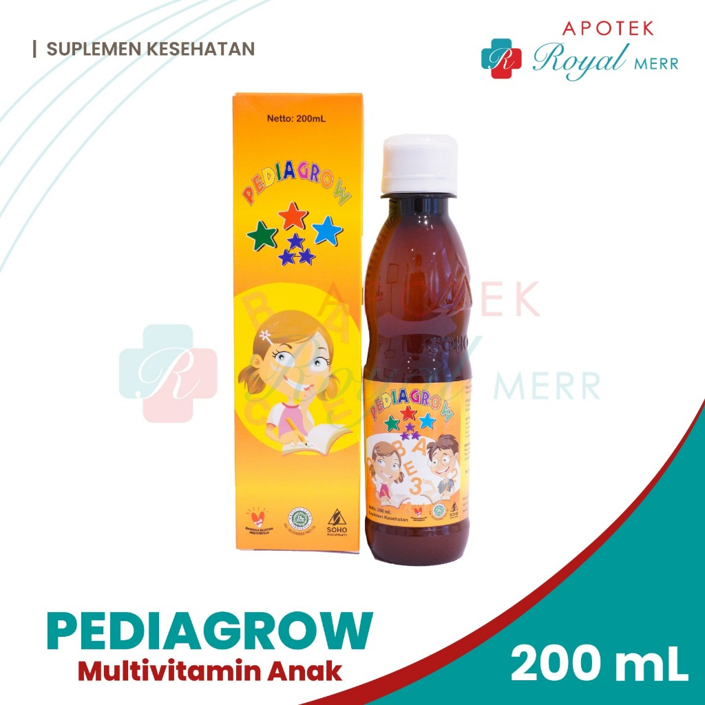 Jual PEDIAGROW SIRUP 200 ML Untuk Memenuhi Kebutuhan Vitamin Dan ...