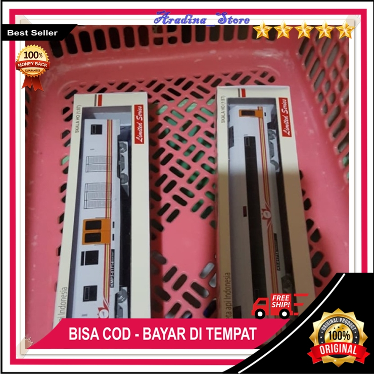 Jual Diecast Kereta Api Paket 2pcs Gerbong Makan KMP Premium Gerbong ...