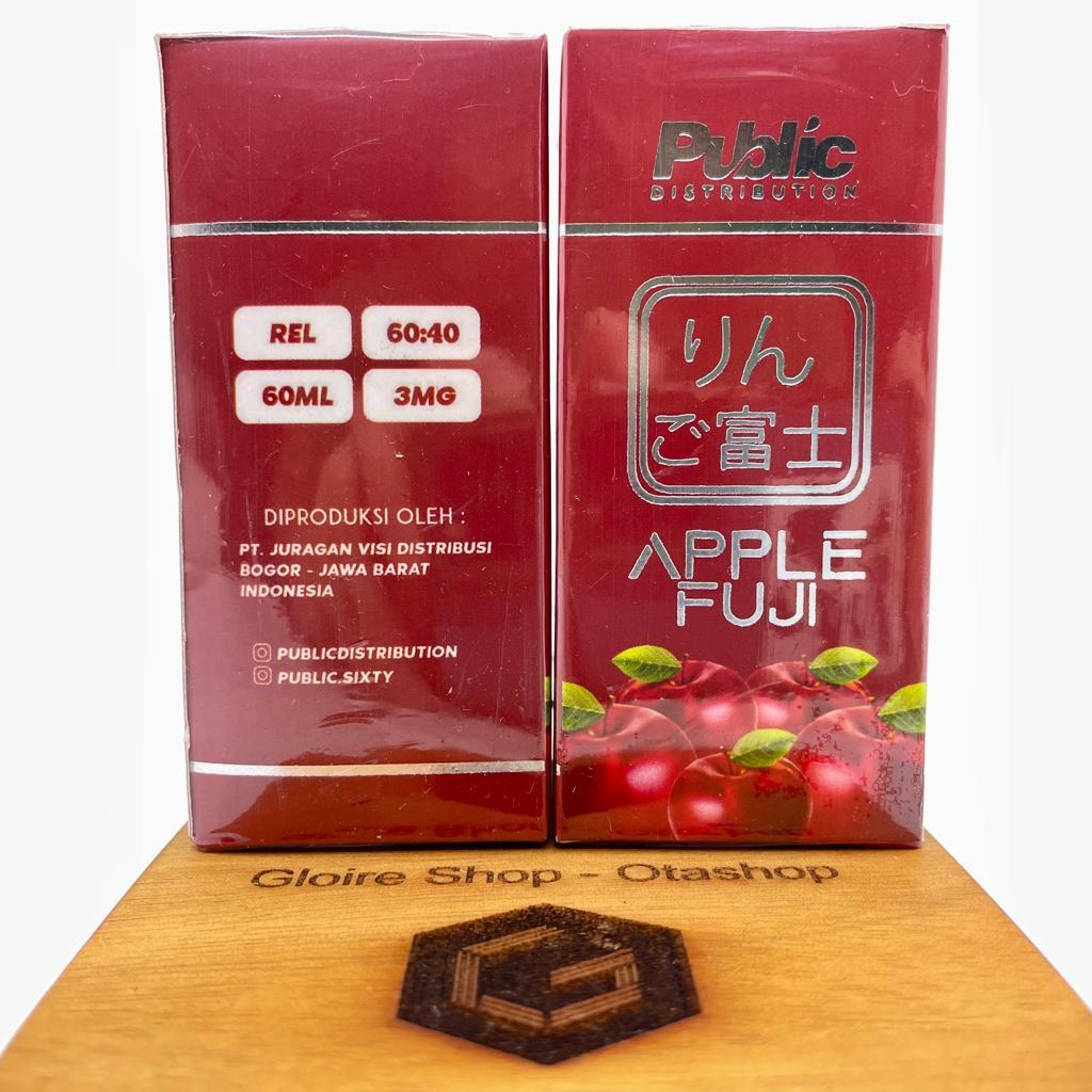Jual Apple Fuji by Public 60ml 3mg liquid vape apel premium pita cukai ...