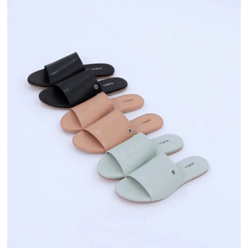 Jual FLAT SANDALS - Sandal korea lucu kekinian ( Flat sandals / Mules ...