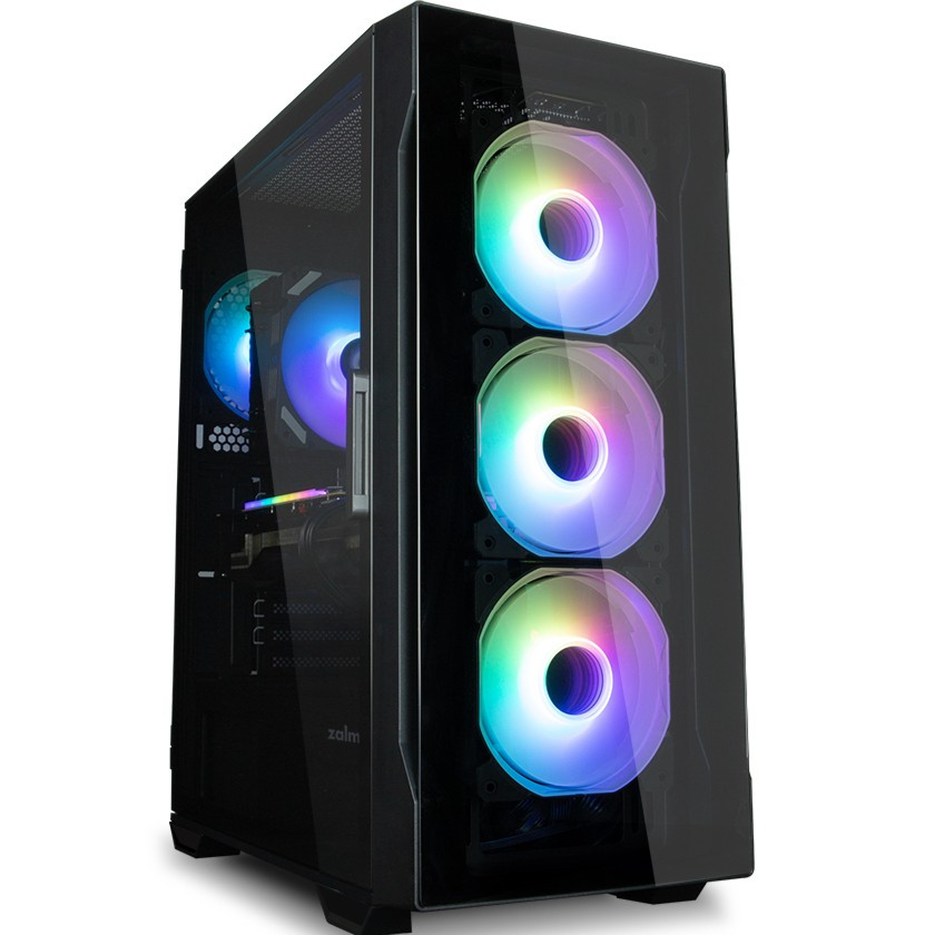 Jual ZALMAN i3 NEO TG BLACK MID TOWER ATX PC CASE CASING GAMING CHASSIS ...