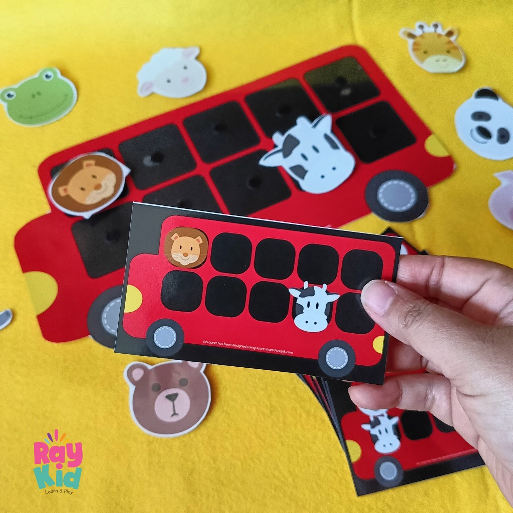 Jual Mainan Edukasi Anak Mencocokkan dan Menghitung Penumpang List ...