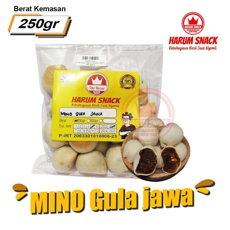 Jual MINO ISI GULA JAWA 250 Gram [Harum Snack Official] MAKANAN KHAS ...
