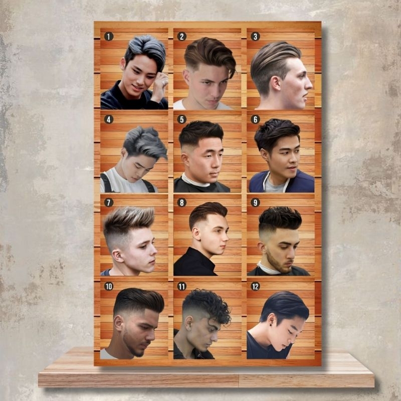 Jual Poster Barbershop poster pangkas rambut murah gambar potong rambut ...